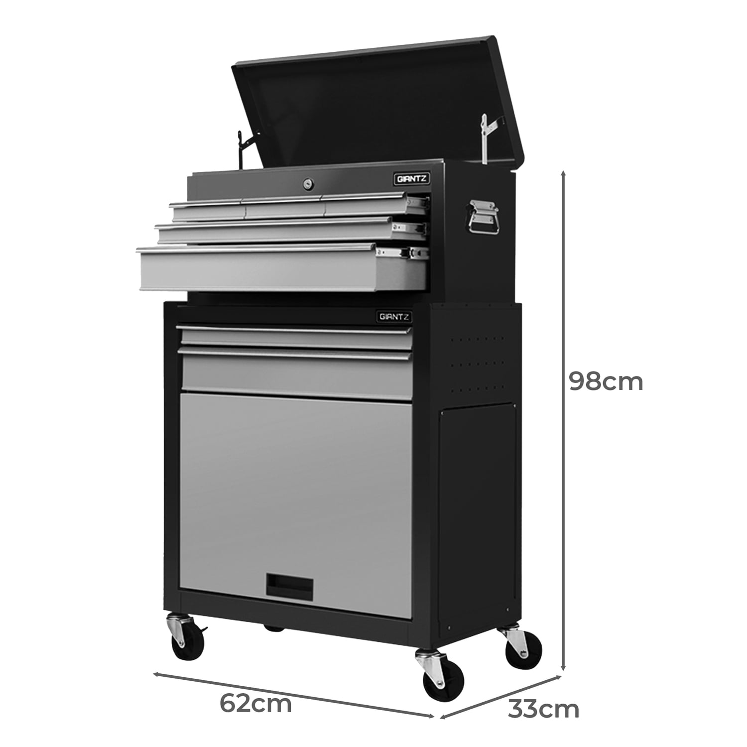 Dwell Home Soren 7 Drawer Tool Cabinet Trolley | Temple & Webster