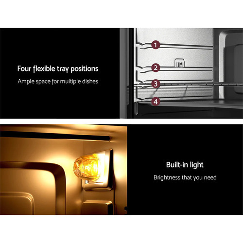 Dwell Home Devanti Electric Convection Benchtop Oven | Temple & Webster