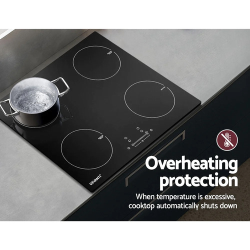 Dwell Home Devanti 4 Burner Electric Induction Cooktop | Temple & Webster