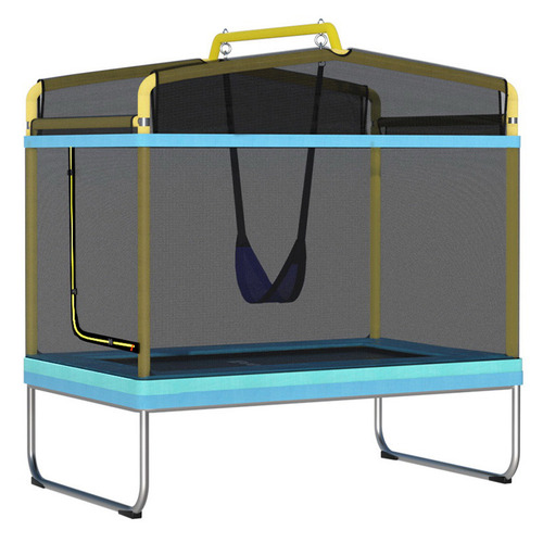 Vinnie Steel Trampoline with Swing | Temple & Webster