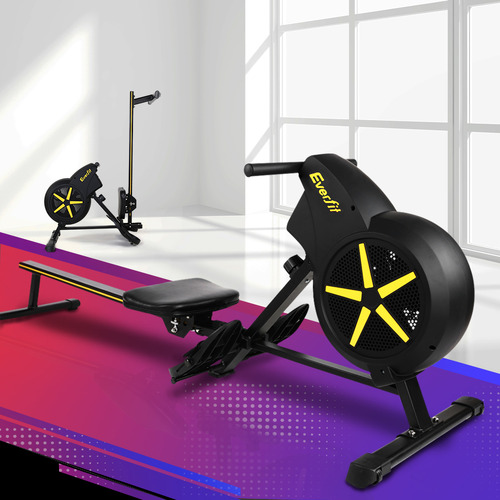 Black Candace Rowing Machine | Temple & Webster