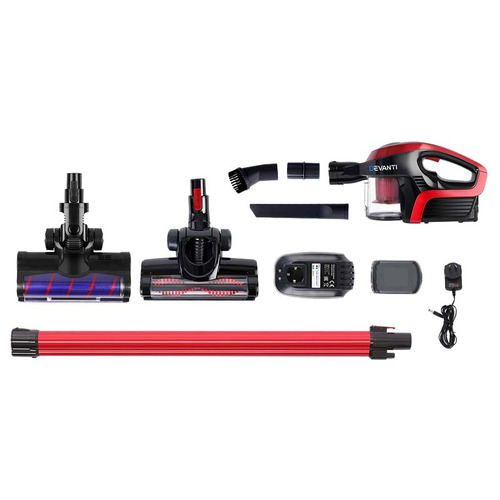 Devanti 124cm Hand-Held Vacuum Cleaner with LED | Temple & Webster