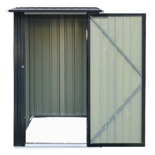 Dwell Home Morgan Galvanised Steel Garden Shed | Temple & Webster