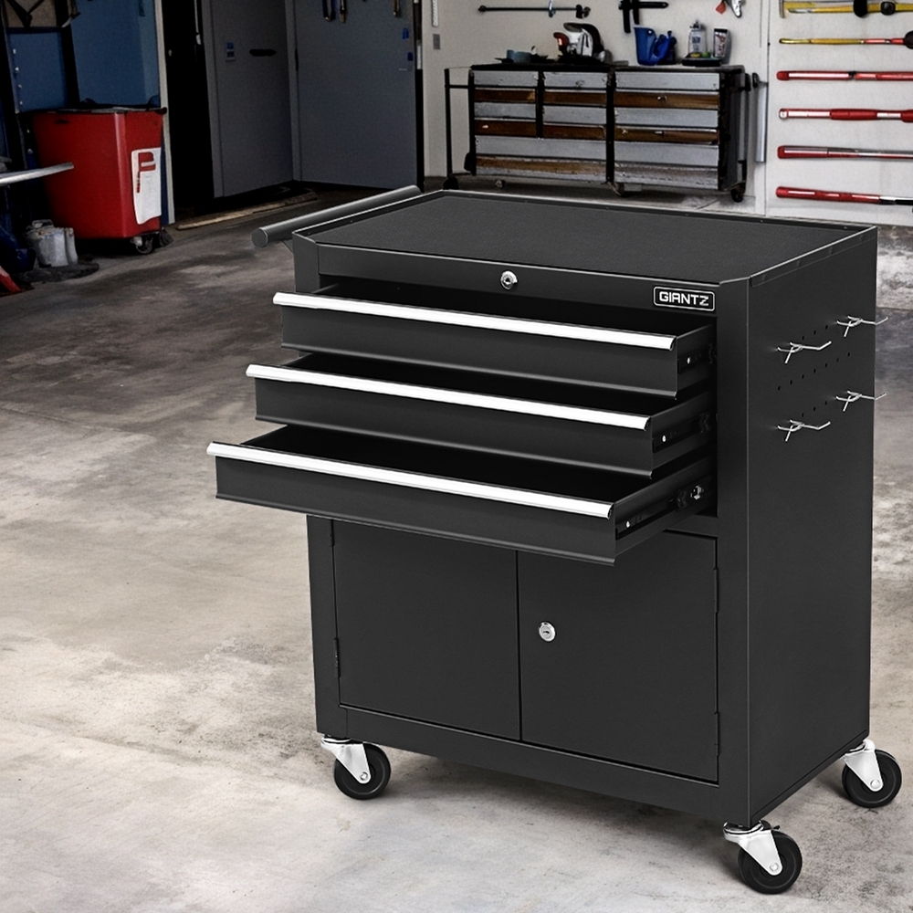 Helmsley 3 Drawer 2 Door Outdoor Tool Storage | Temple & Webster