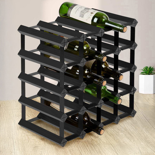 Dwell Home Sparrow 20 Bottle Pine Wood Wine Rack | Temple & Webster