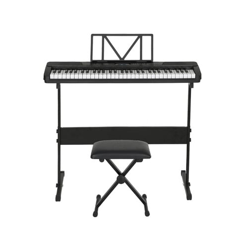 Max 61 Key Electronic Keyboard with Stand & Stool | Temple & Webster