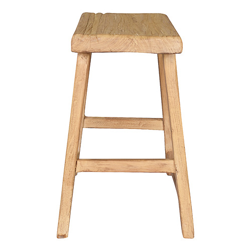 Chartwell Home Pachoca Rectangular Recycled Elm Wood Stool | Temple ...