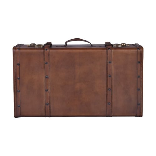 2 Piece Truscott Leather Trunk Set | Temple & Webster