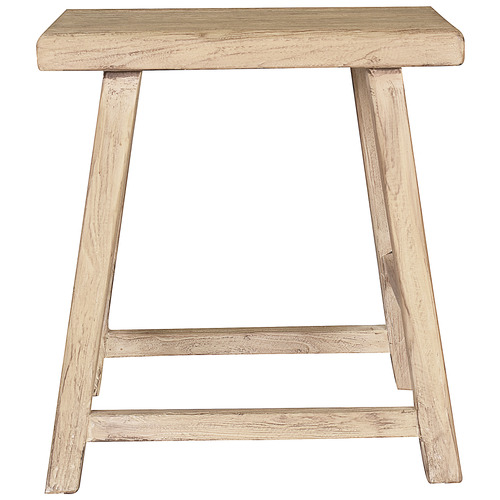 Chartwell Home Pachoca Rectangular Recycled Elm Wood Stool | Temple ...