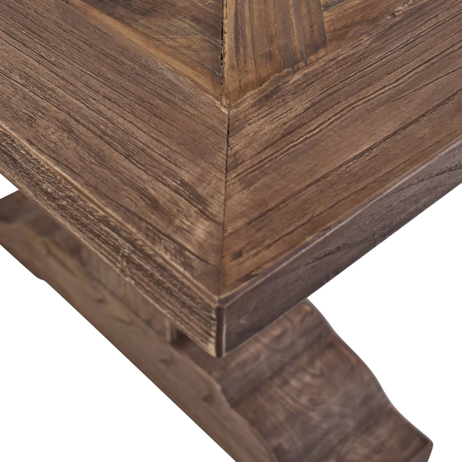 Chartwell Home Tamerlan Reclaimed Elm Wood Dining Table | Temple & Webster