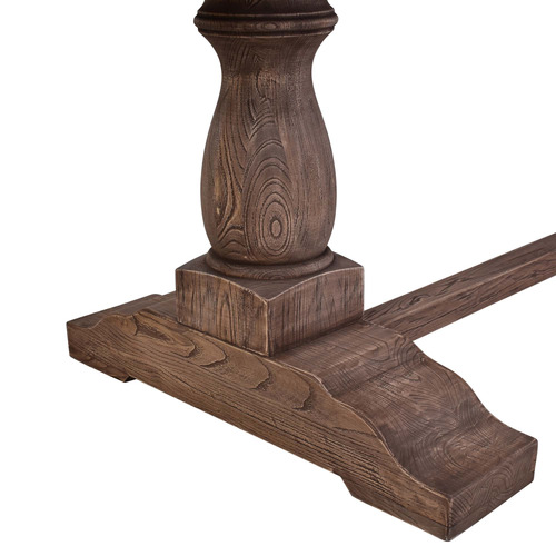 Chartwell Home Tamerlan Reclaimed Elm Wood Dining Table | Temple & Webster