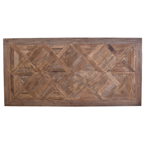 Chartwell Home Tamerlan Reclaimed Elm Wood Dining Table | Temple & Webster