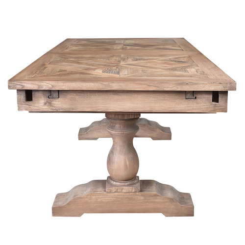 Maddox Recycled Elm Wood Extendable Dining Table | Temple & Webster