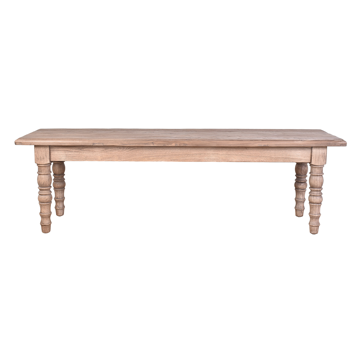 Chartwell Home 3 Seater Jayla Reclaimed Elm Wood Dining Bench | Temple ...