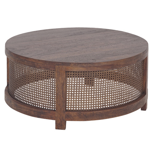 Bradford Round Mango Wood Coffee Table | Temple & Webster