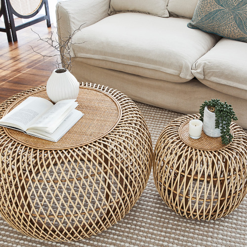 Maddison Lane 2 Piece Havana Rattan Coffee Table Set | Temple & Webster