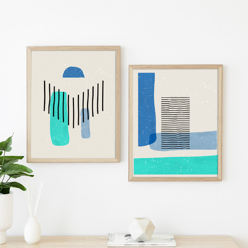 Maddison Lane Natural Kyra Poster Frames | Temple & Webster