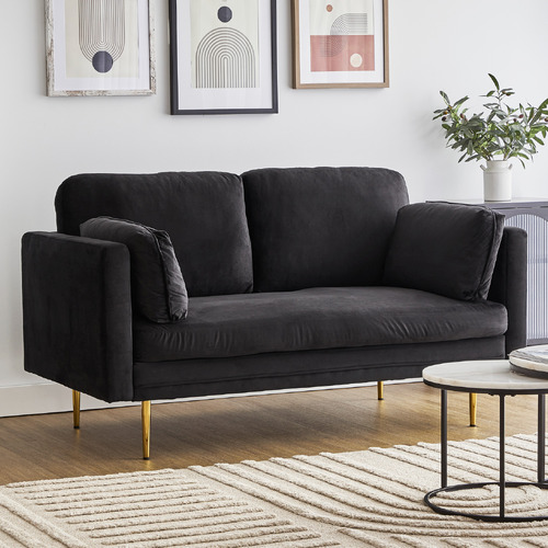 Maddison Lane Raelynn 2 Seater Velvet Sofa | Temple & Webster