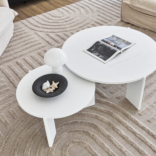 Maddison Lane 2 Piece Seneca Coffee Table Set | Temple & Webster