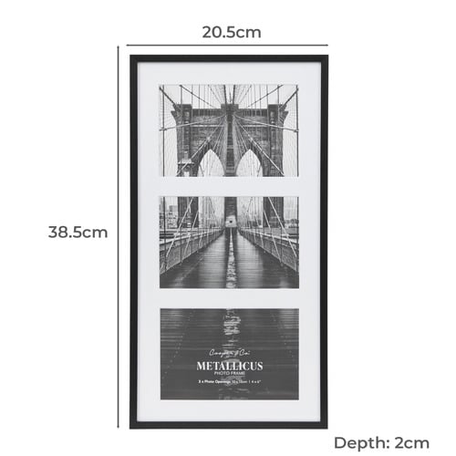 Maddison Lane Amara 4 x 6" 3 Slot Collage Photo Frames | Temple & Webster