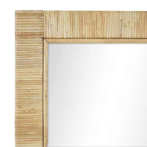 Maddison Lane Linus Rattan Full Length Mirror | Temple & Webster
