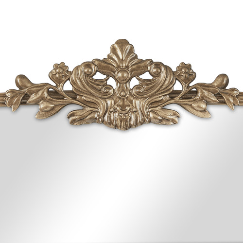 Maddison Lane Ephrem Baroque Metal Wall Mirror | Temple & Webster