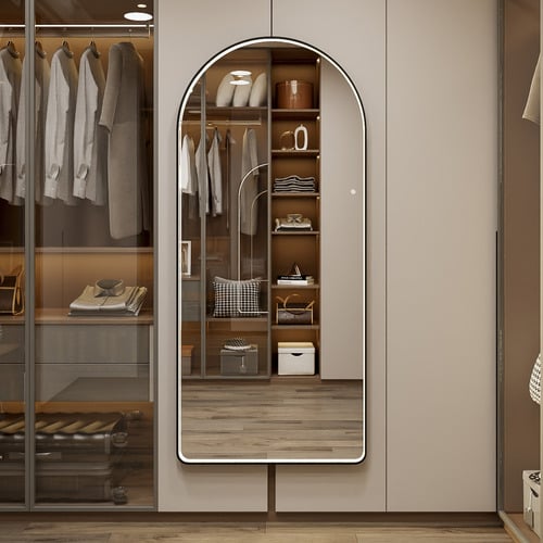 Maddison Lane Seraphina Arched LED Full Length Mirror | Temple & Webster