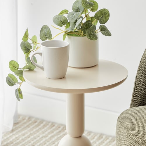 Maddison Lane Asher Pine Wood Side Table | Temple & Webster