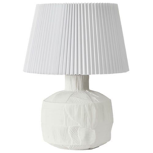 Maddison Lane Arabella White Ceramic Table Lamp | Temple & Webster