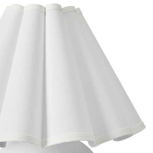 Osian White Ceramic & Iron Table Lamp | Temple & Webster