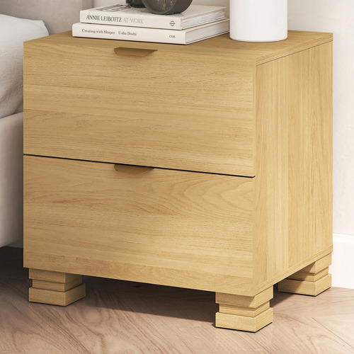 Marco 2 Drawer Bedside Table | Temple & Webster