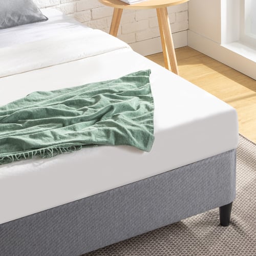 Studio Home Zane Metal & Fabric Bed Base | Temple & Webster