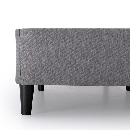 Studio Home Zane Metal & Fabric Bed Base | Temple & Webster