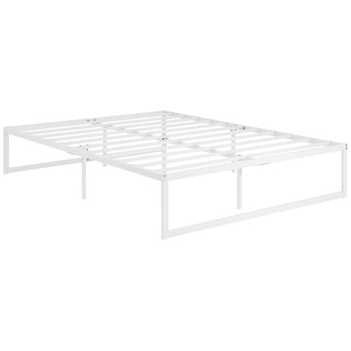 Studio Home White Beier Metal Bed Base | Temple & Webster