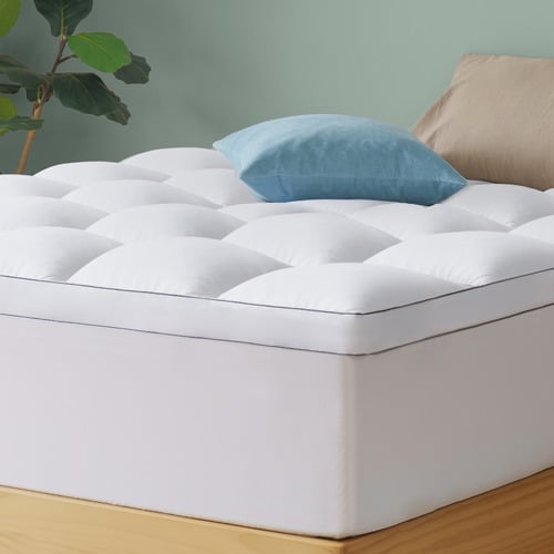 Studio Home Willem Deluxe Bamboo-Blend Mattress Topper | Temple & Webster