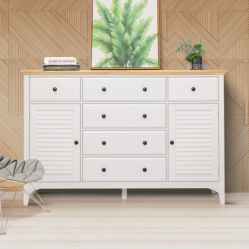 York street Nikolette 6 Drawer Sideboard Buffet | Temple & Webster