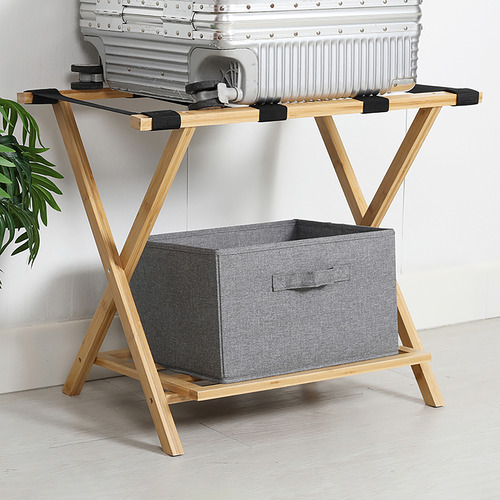 York street Vihaan Folding Luggage Rack | Temple & Webster