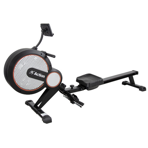 Black Air Resistance Rowing Machine | Temple & Webster