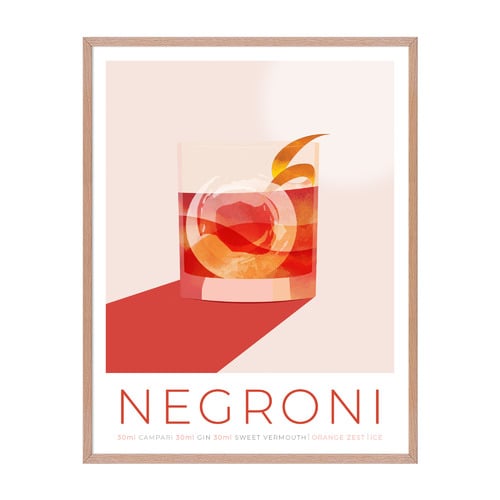 PrinthouseCollective Negroni Framed Printed Wall Art | Temple & Webster