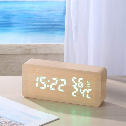 TimeTreasureHome Malo LED Digital Alarm Clock | Temple & Webster