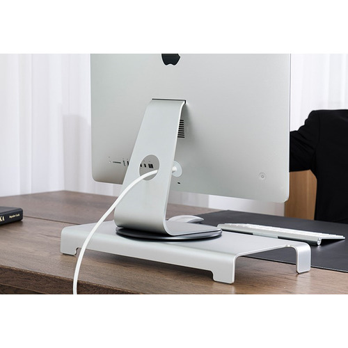 Rotating Aluminium Monitor Subbase Mat | Temple & Webster