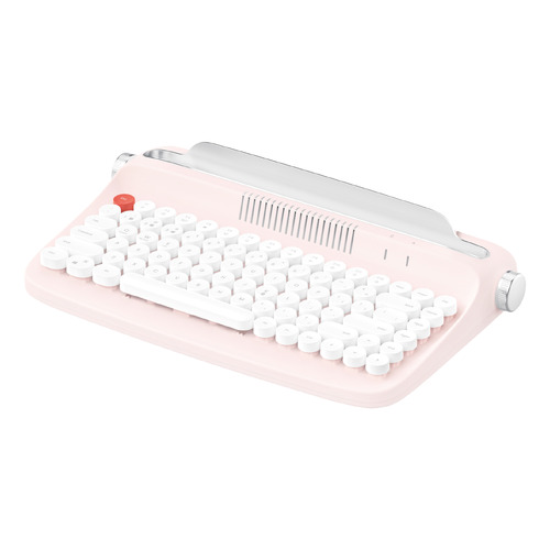 TimeTreasureHome Retro Bluetooth Wireless Keyboard with Tablet Holder ...
