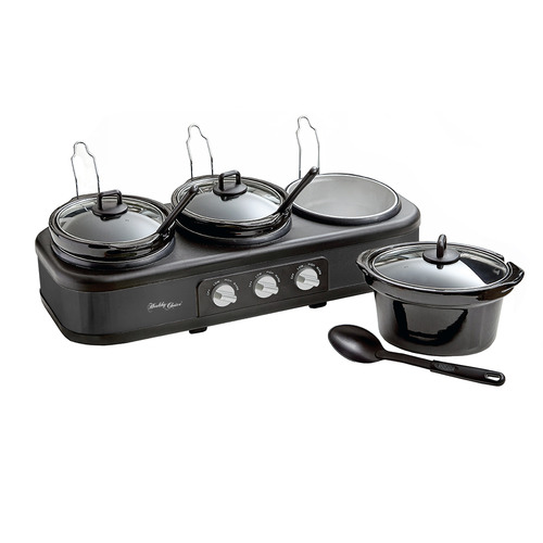 HealthyChoice 3 Pot Slow Cooker Set | Temple & Webster