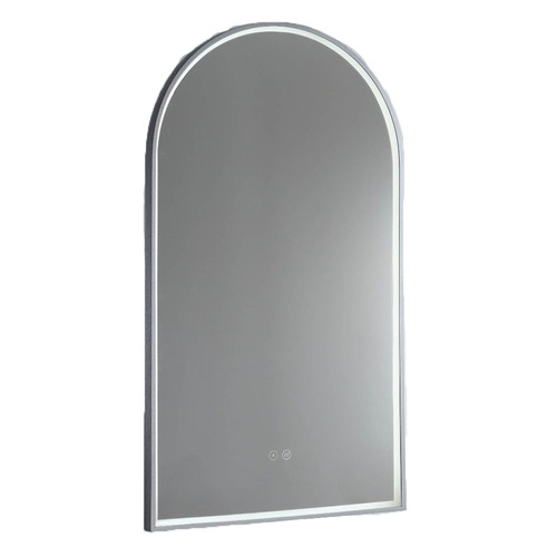 Luxe View Co Arch Aluminium LED Mirror with Demister | Temple & Webster