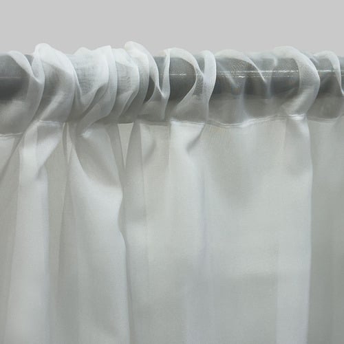 Erin Sheer Rod Pocket Single Panel Curtain | Temple & Webster
