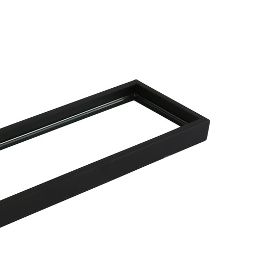 Aguzzo Montangna Glass Shelf with Stainless Steel Frame | Temple & Webster