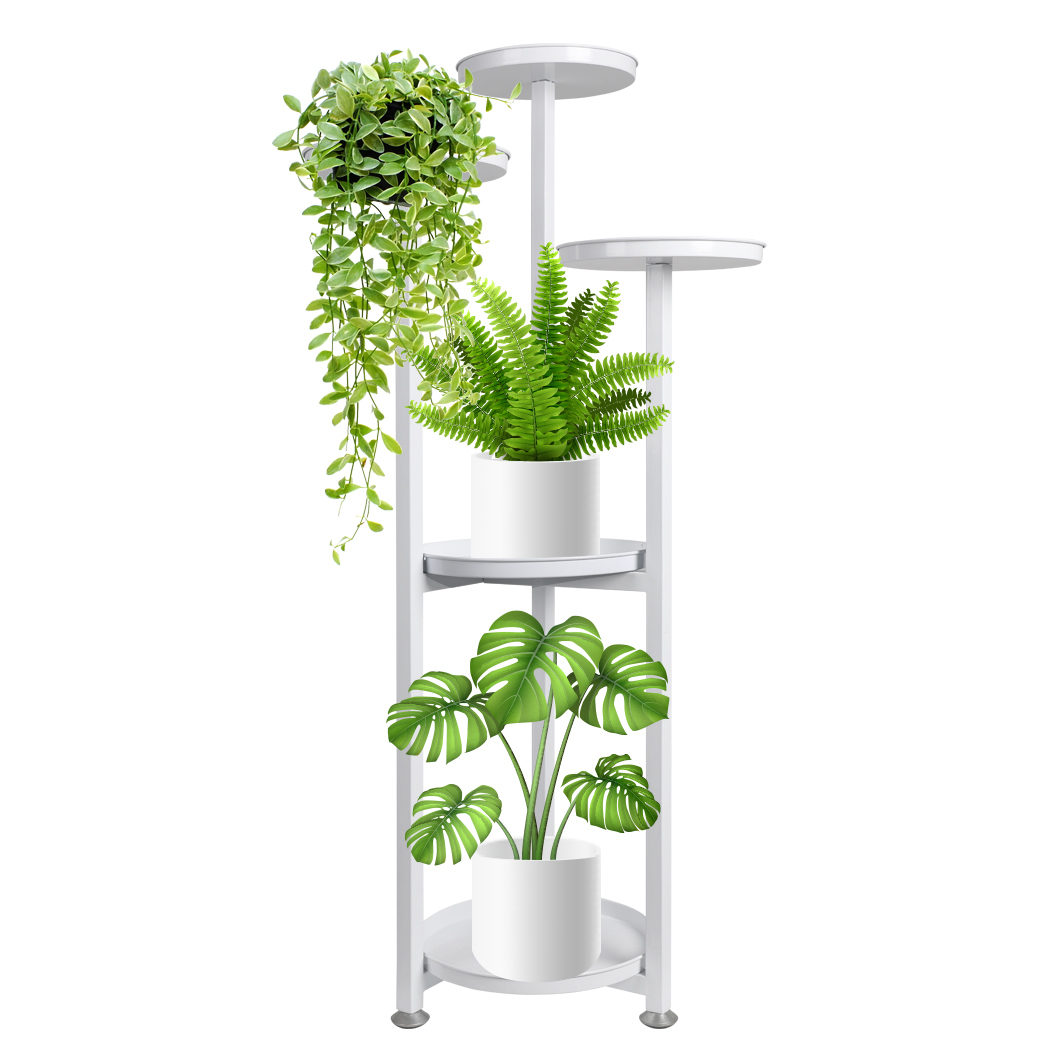 Oakleigh Home Triangular 5 Tier Steel Pot Plant Stand | Temple & Webster