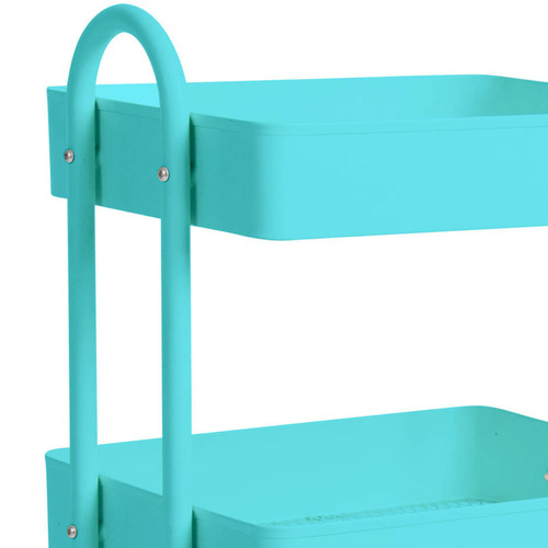 Oakleigh Home Shelton 3 Tier Metal Storage Trolley | Temple & Webster