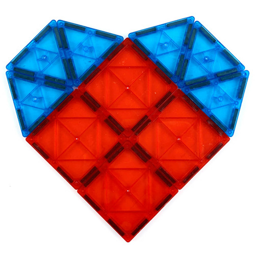 Oakleigh Home Kids' 100 Piece McNeil Magnetic Building Tile Set ...