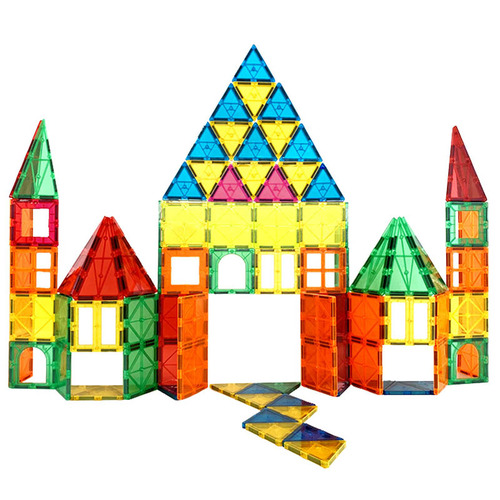 Oakleigh Home Kids' 60 Piece McNeil Magnetic Building Tile Set | Temple ...